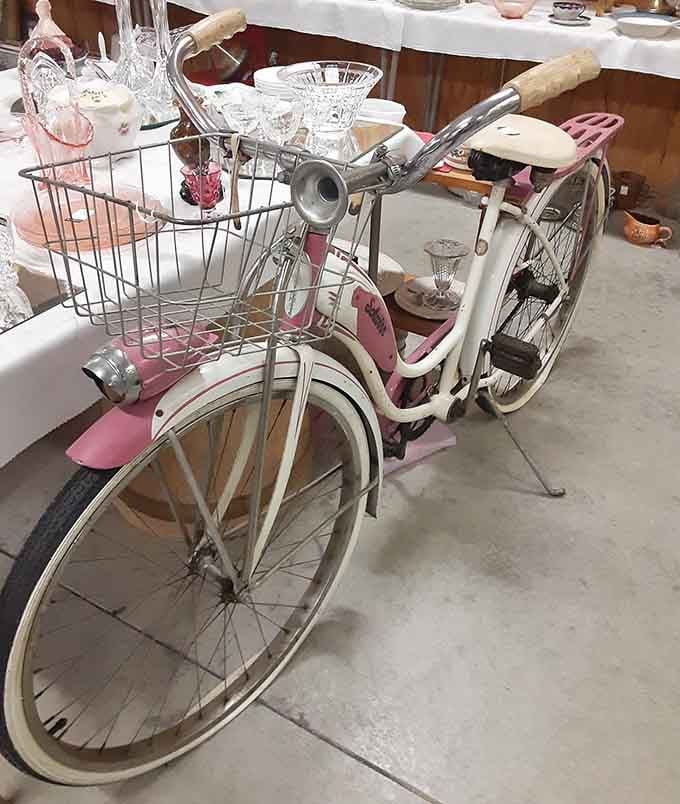 Someone actually pedaled this beauty to the corner store for penny candy back in the day.