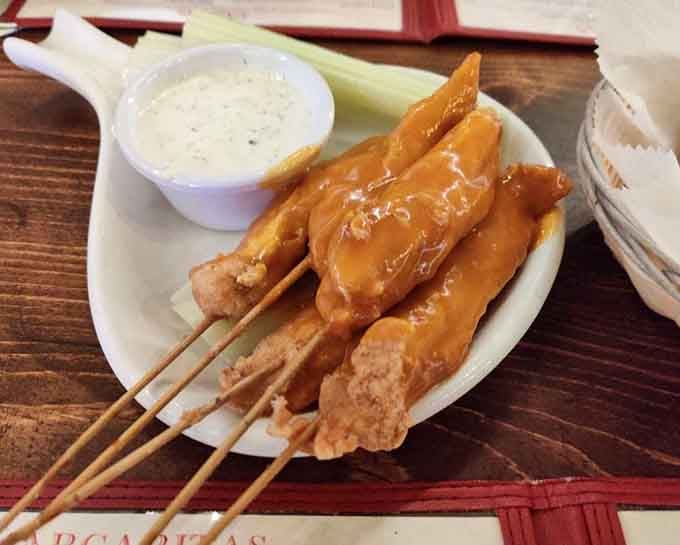 Sizzling chicken on a skillet that announces your dinner's arrival louder than any dinner bell ever could.