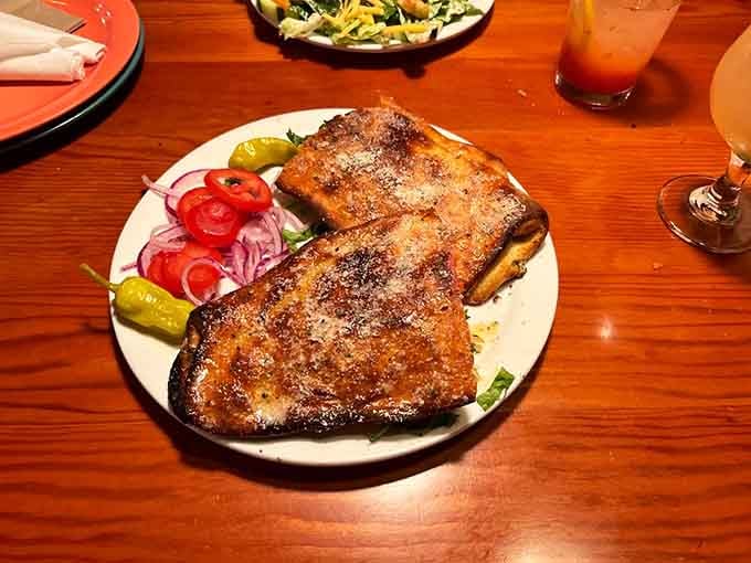 This Meat Calzone looks like it could feed a small festival, or one very happy person with excellent priorities.