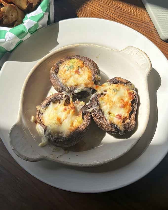 Irish Stuffed Mushrooms that are so good, you'll forget mushrooms were ever just pizza toppings.