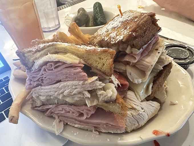 This Monte Cristo towers higher than your retirement portfolio ever did, and tastes infinitely better too.