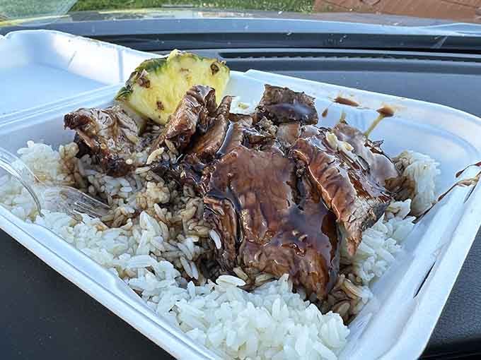 BBQ beef so tender it's practically volunteering to fall apart on your fork before you ask.