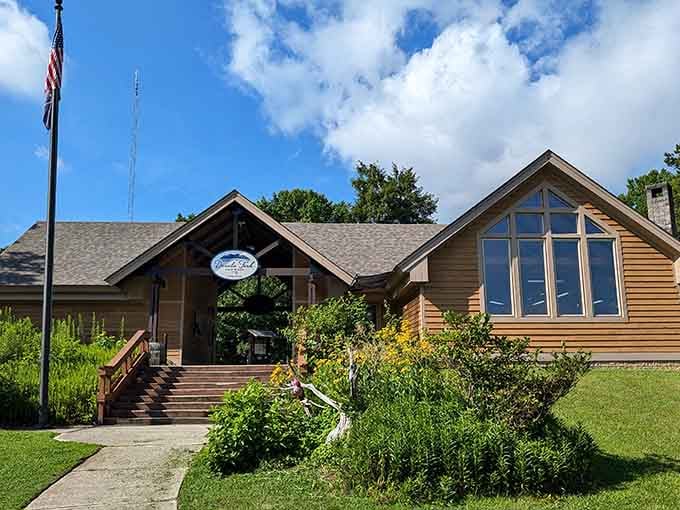 Devils Fork State Park's visitor center is your gateway to lake adventures and helpful staff who know everything.