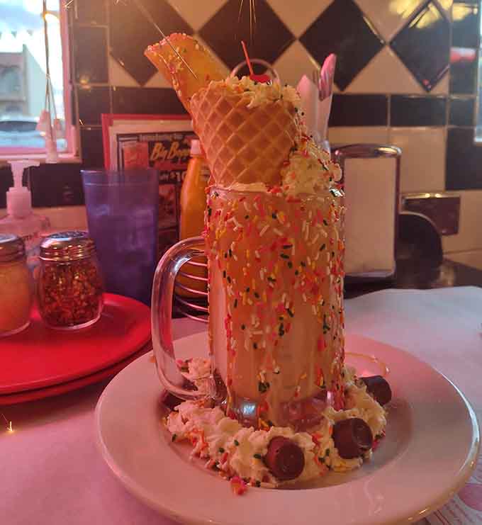 The Marilyn Mon-Rollo Caramel Explosion lives up to its bombshell name with layers of indulgent caramel goodness.
