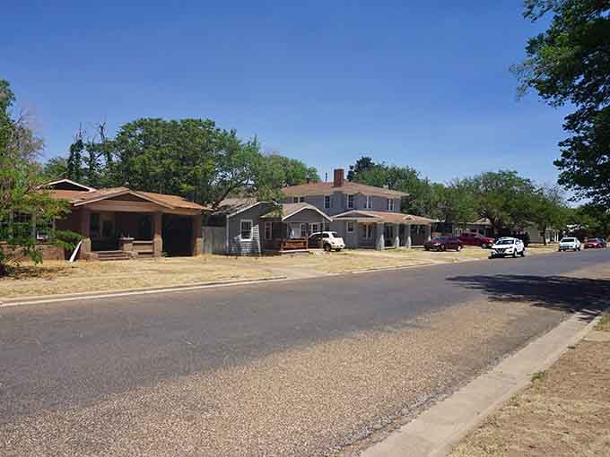 Tree-lined neighborhoods with actual front porches where people still wave to passing neighbors like the old days.