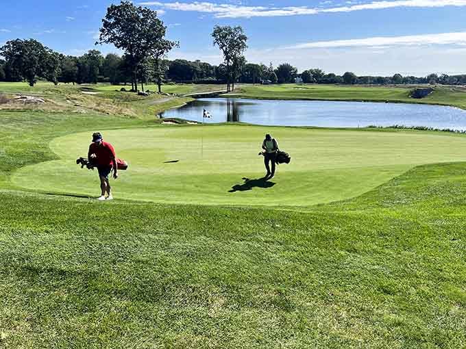 Madison Country Club's greens are so pristine, you'll feel guilty walking on them with your golf shoes.