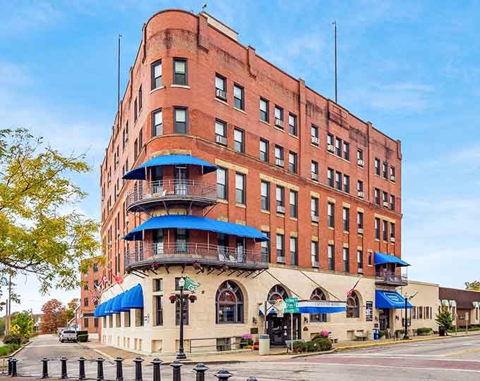 The Lafayette Hotel's Victorian elegance reminds you when hotels were destinations, not just highway pit stops.