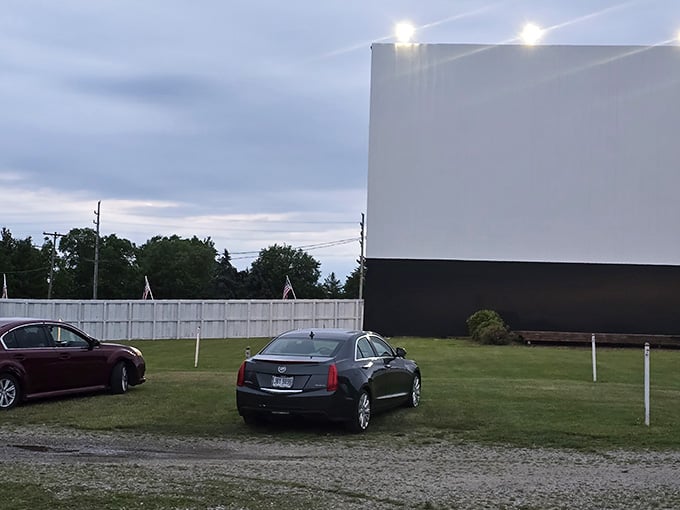 Prime parking secured, screen in view&mdash;you've officially nailed the drive-in experience before the previews even start.