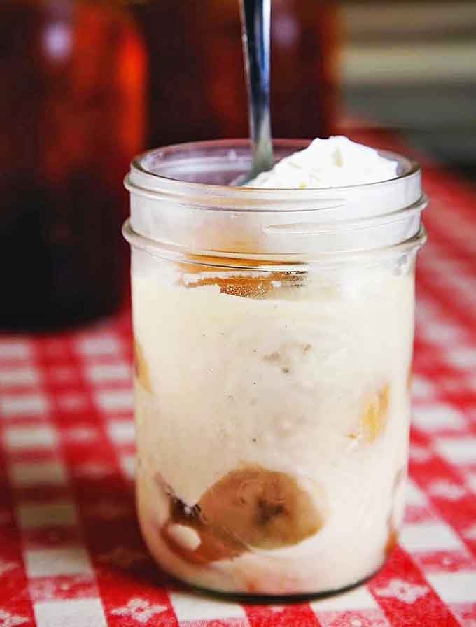 Mason jar presentation makes this Southern classic feel both fancy and down-home, like Sunday dinner in your best jeans.