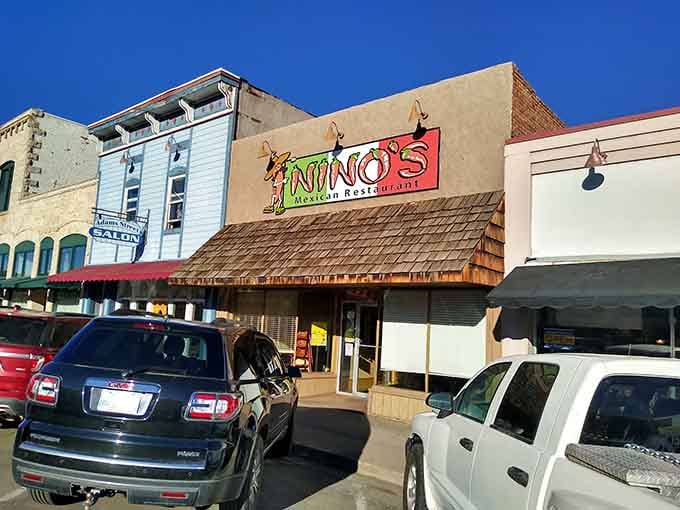 Colorful signage promises authentic flavors without the pretension, where salsa flows and wallets stay happily full.