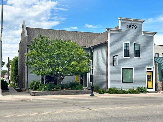 The Burnham Building wears its 1879 heritage proudly, standing as proof that preservation beats demolition every single time.
