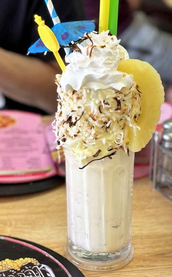 Escape to the tropics without leaving Arizona, one creamy pina colada shake at a time, my friends.