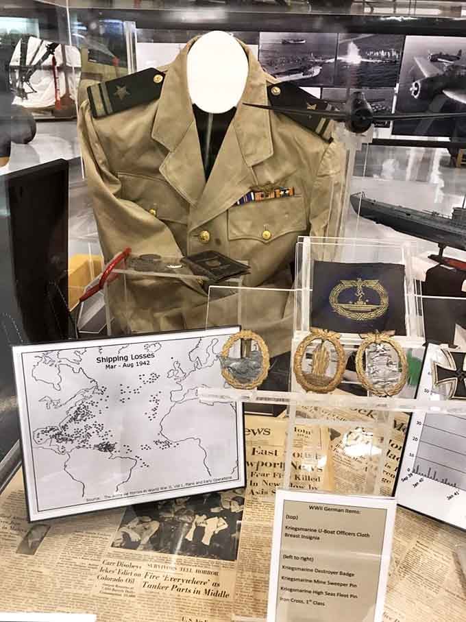 That Kriegsmarine officer's uniform represents history we must remember, even when it's uncomfortable to face it.