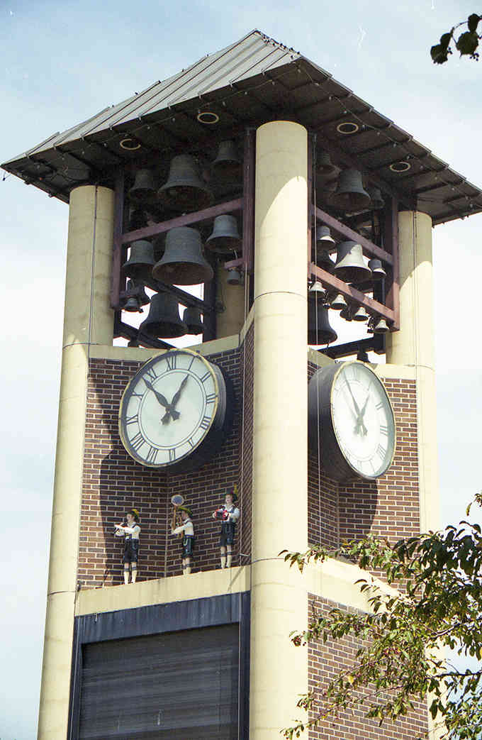 The Glockenspiel's bells and figurines perform their charming dance, making checking the time genuinely entertaining.