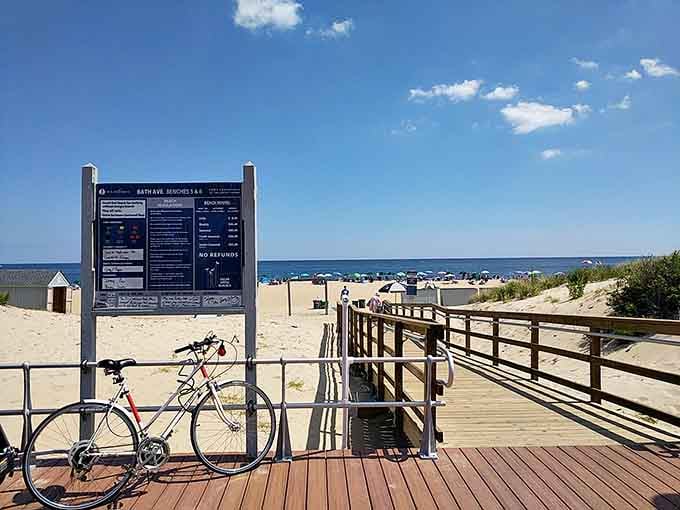 The boardwalk beckons with that perfect blend of exercise opportunity and excuse to eat ice cream afterward.