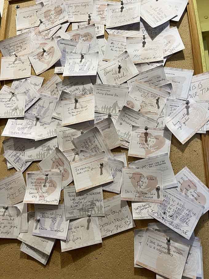 Visitors leave heartfelt notes to fictional characters, because some friendships transcend the screen and demand acknowledgment.