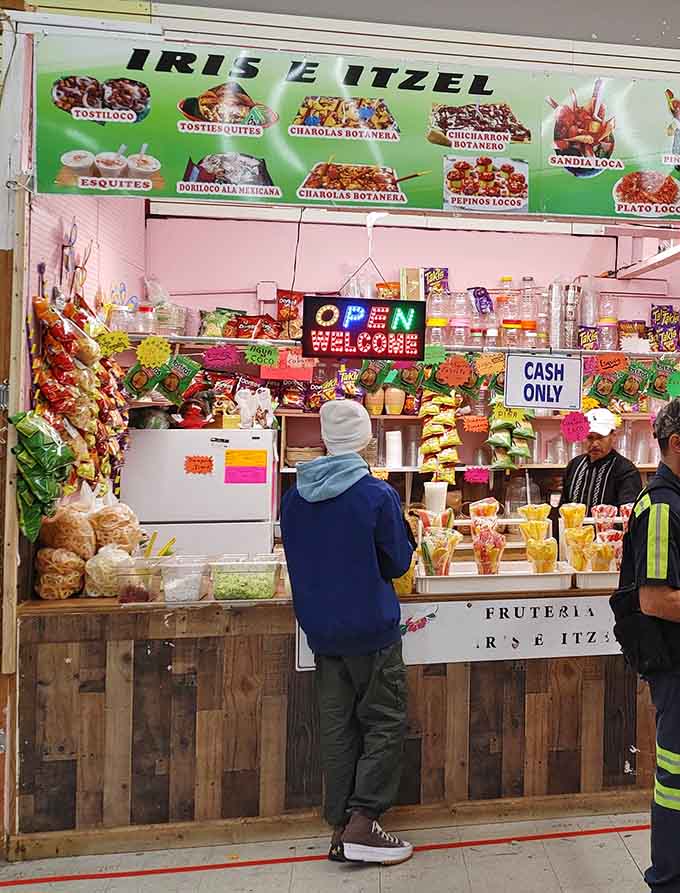 Fresh fruit and authentic snacks remind you that treasure hunting works up quite an appetite worth satisfying properly.