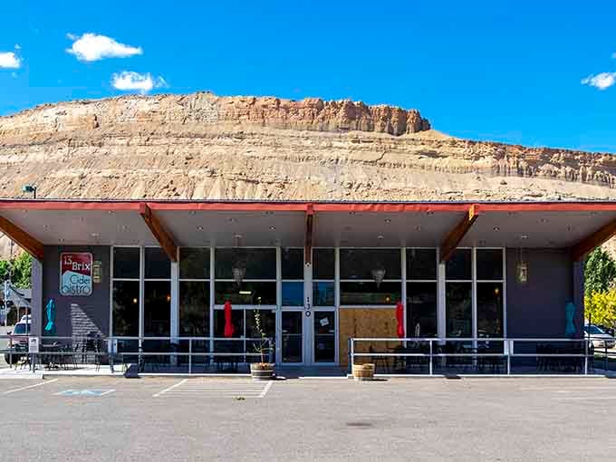 That dramatic backdrop makes every meal taste better, though the food needs absolutely no help whatsoever.