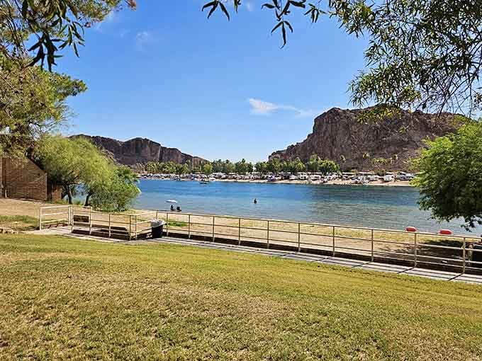 Buckskin Mountain State Park offers the kind of river views that make you forget you're in Arizona.