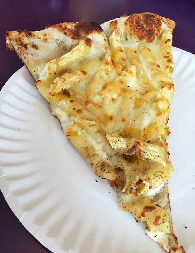 Mac and cheese on pizza sounds wild until you taste it, then suddenly it's the only thing that makes sense.