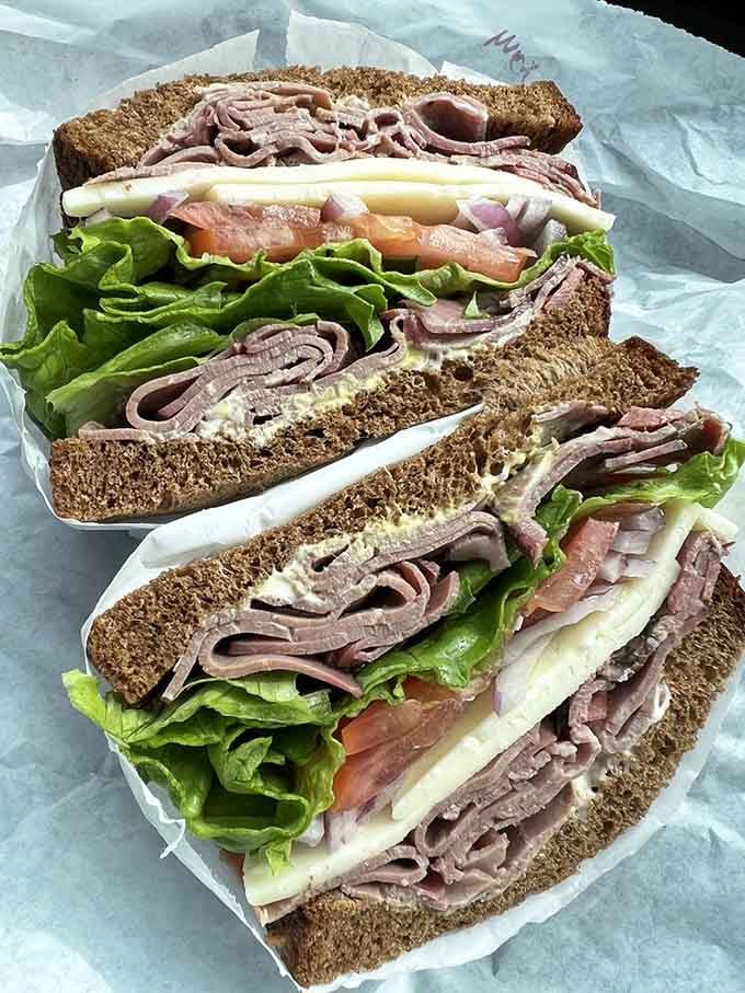 Roast beef and pastrami together create a flavor combination that'll make your taste buds sing harmony.
