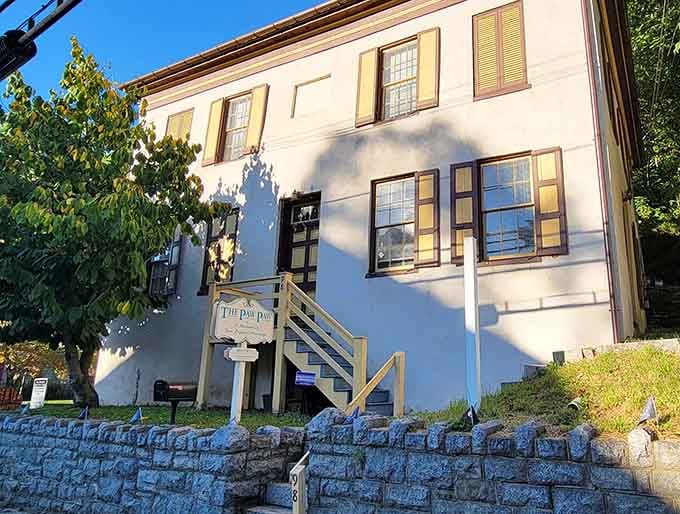 The Paw Paw building proves Victorians knew how to make even functional structures look like wedding cakes.