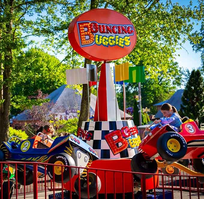 Bouncing Buggies let little racers experience their first taste of controlled chaos and pure delight.