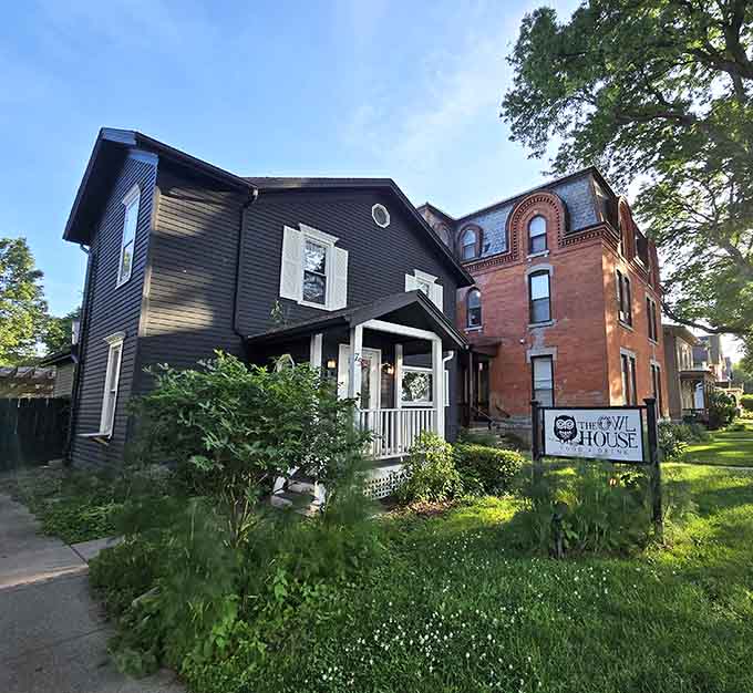 The Owl House sits pretty in a neighborhood where character trumps cookie-cutter condos every single time.