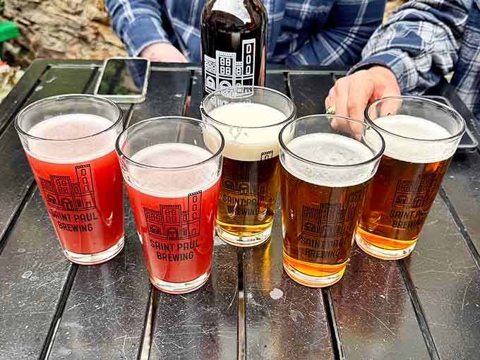 A flight of craft beers that'll help you discover your new favorite while pretending you're being sophisticated.