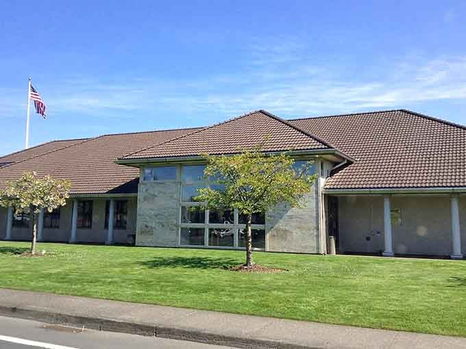 City Hall stands proud and modern, anchoring a town that perfectly balances contemporary life with its love of vintage charm.