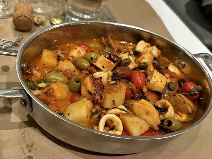 This octopus and calamari dish is what happens when the kitchen treats seafood with the respect it deserves and demands.