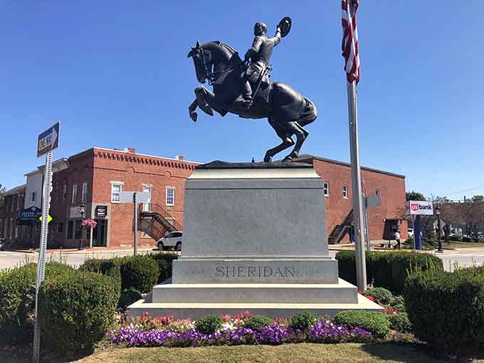 The Sheridan Monument stands as a reminder that small towns contributed big to American history's defining moments.