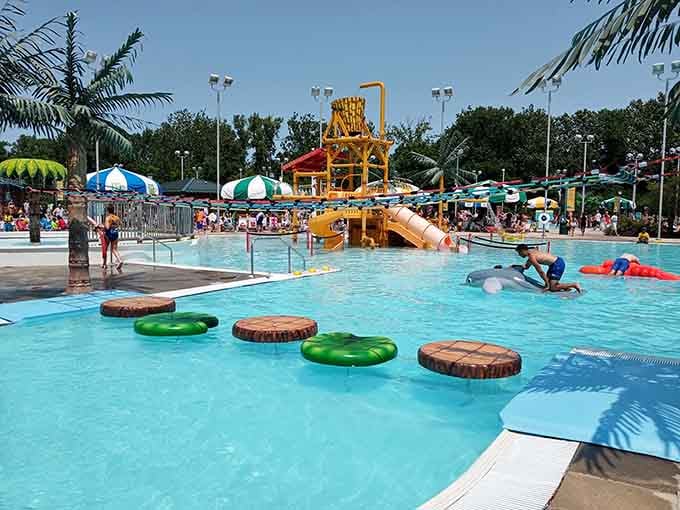 Multiple pools mean everyone finds their perfect spot without negotiating like it's a United Nations summit.