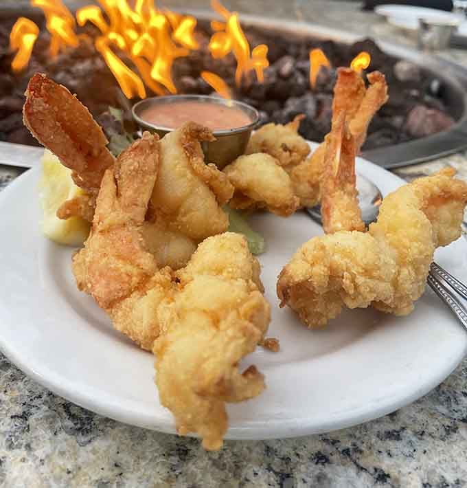 Fantail shrimp fried to crispy perfection, because sometimes the classics become classics for very delicious reasons worth celebrating.