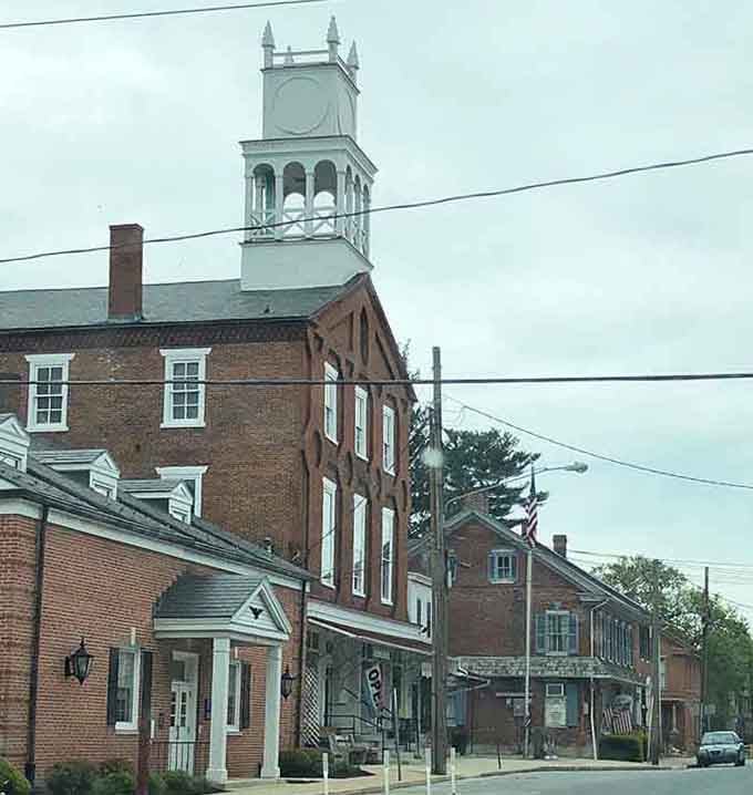 Historic brick buildings with character that modern architecture couldn't replicate if it tried for a century.