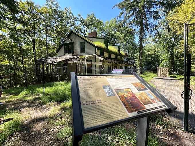 The Mexican Cottage stands as a testament to architectural ambition meeting the relentless march of Mother Nature.