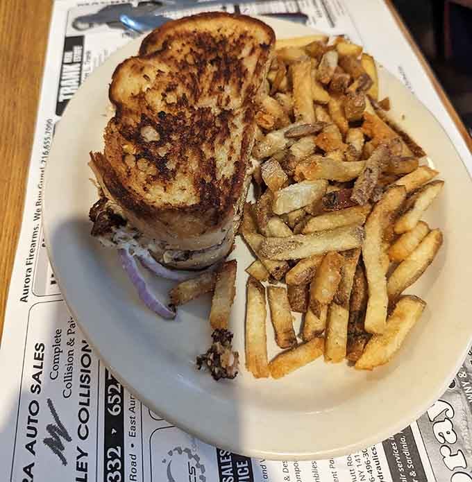 This tuna melt proves that simple sandwiches become extraordinary when someone actually cares about making them right.