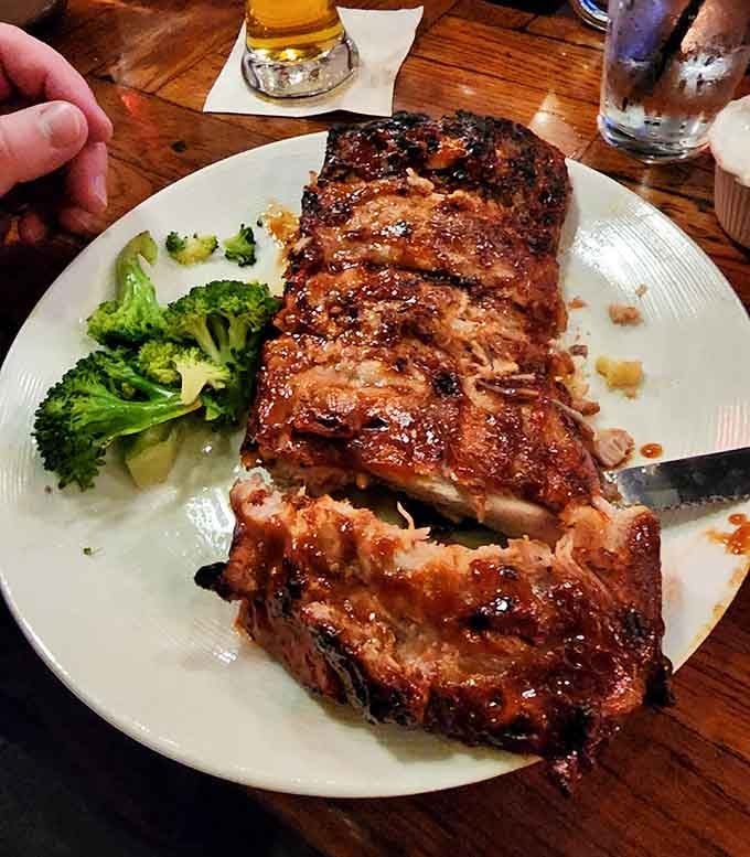 These fall-off-the-bone ribs are so tender, you might wonder if the bones were ever actually attached in the first place.