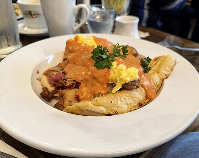 The Mad Hatter Plate arrives like edible chaos theory, somehow making perfect sense on your fork.