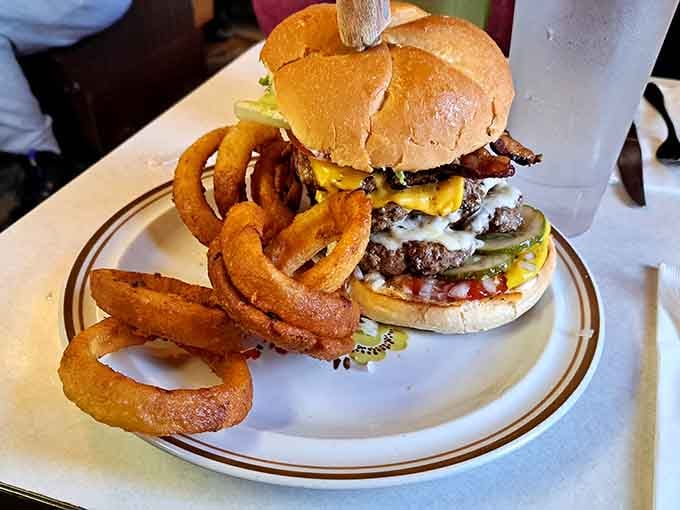 When onion rings become structural support for your bacon cheeseburger, you know you've found burger nirvana.