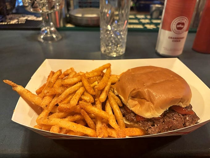 Sometimes a burger just needs to be a burger, no apologies, no frills, just pure deliciousness on a bun.