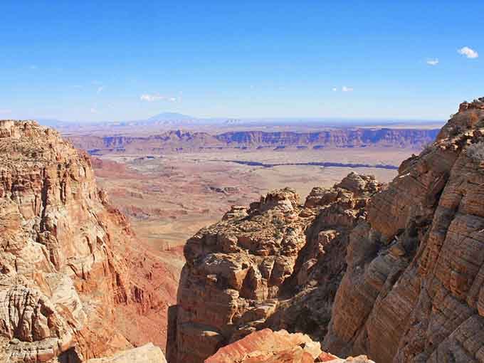 From up here, the view stretches so far you'll swear you can see next Tuesday on the horizon.