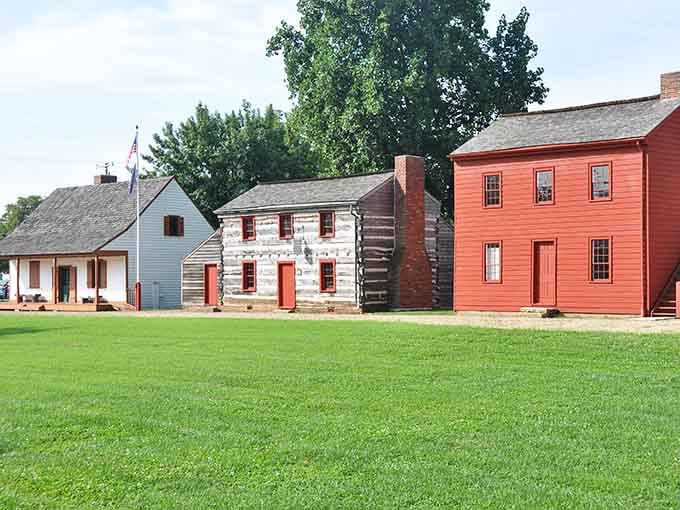 Historic buildings that have survived everything from floods to progress, still standing proud on their original foundations.