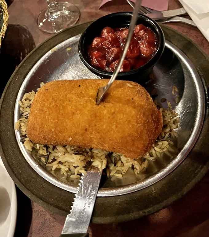 Chicken Kiev brings retro elegance back to the table, golden and crispy with butter waiting to escape dramatically.