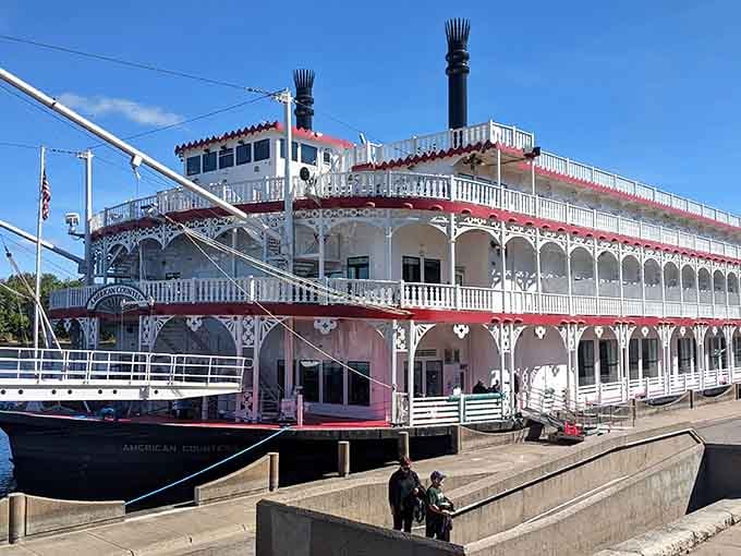 This riverboat brings Mississippi River history to life, paddlewheels and all, right downtown.