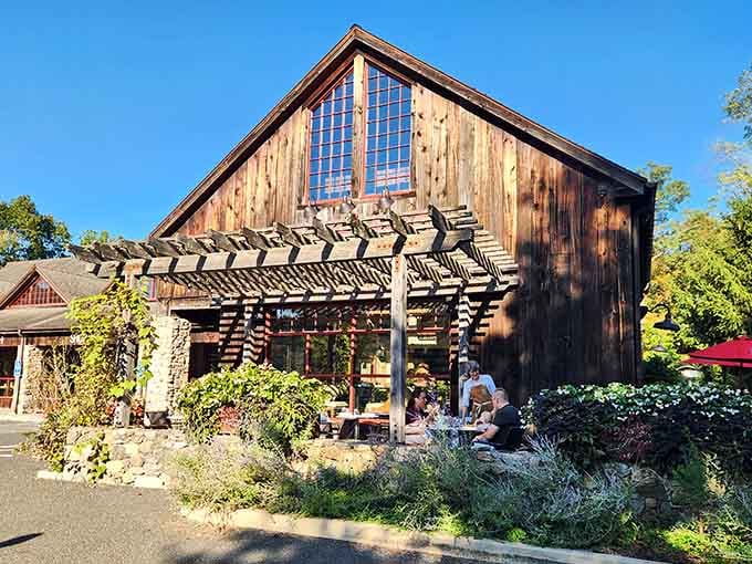 Market Place Kitchen & Bar's barn-style building offers the perfect refueling station between your antiquing marathon sessions.