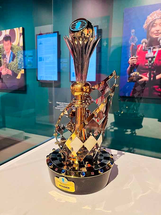 Championship trophies gleam with the weight of countless brilliant minds and nail-biting matches over the years.