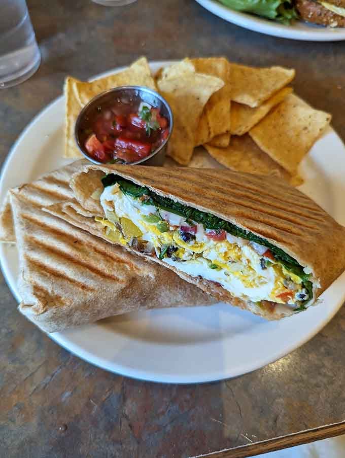 This veggie breakfast panini is morning fuel done right – colorful, hearty, and ready to power your Duluth adventures.