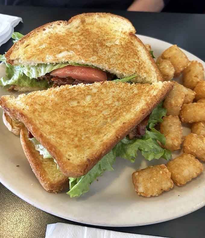 A BLT with tater tots is the kind of simple perfection that never goes out of style.