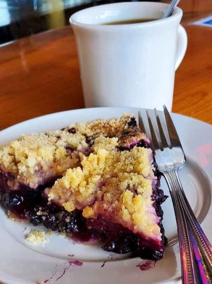 Coffee and pie together create the kind of morning moment that makes you believe in second chances.